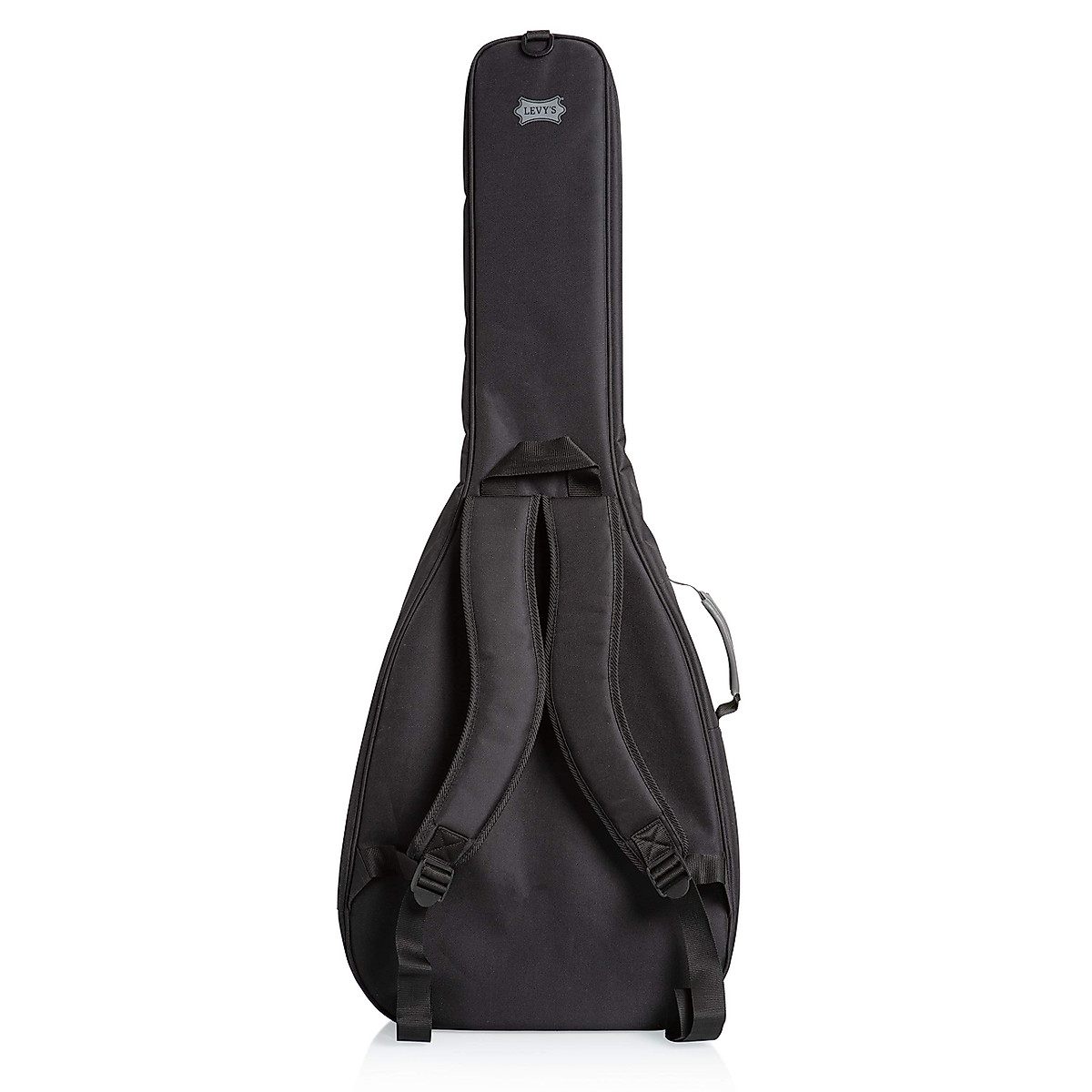 Levy's Leathers 100-Series Gig Bag for Dreadnought Guitars with Backpack Straps (LVYDREADGB100)