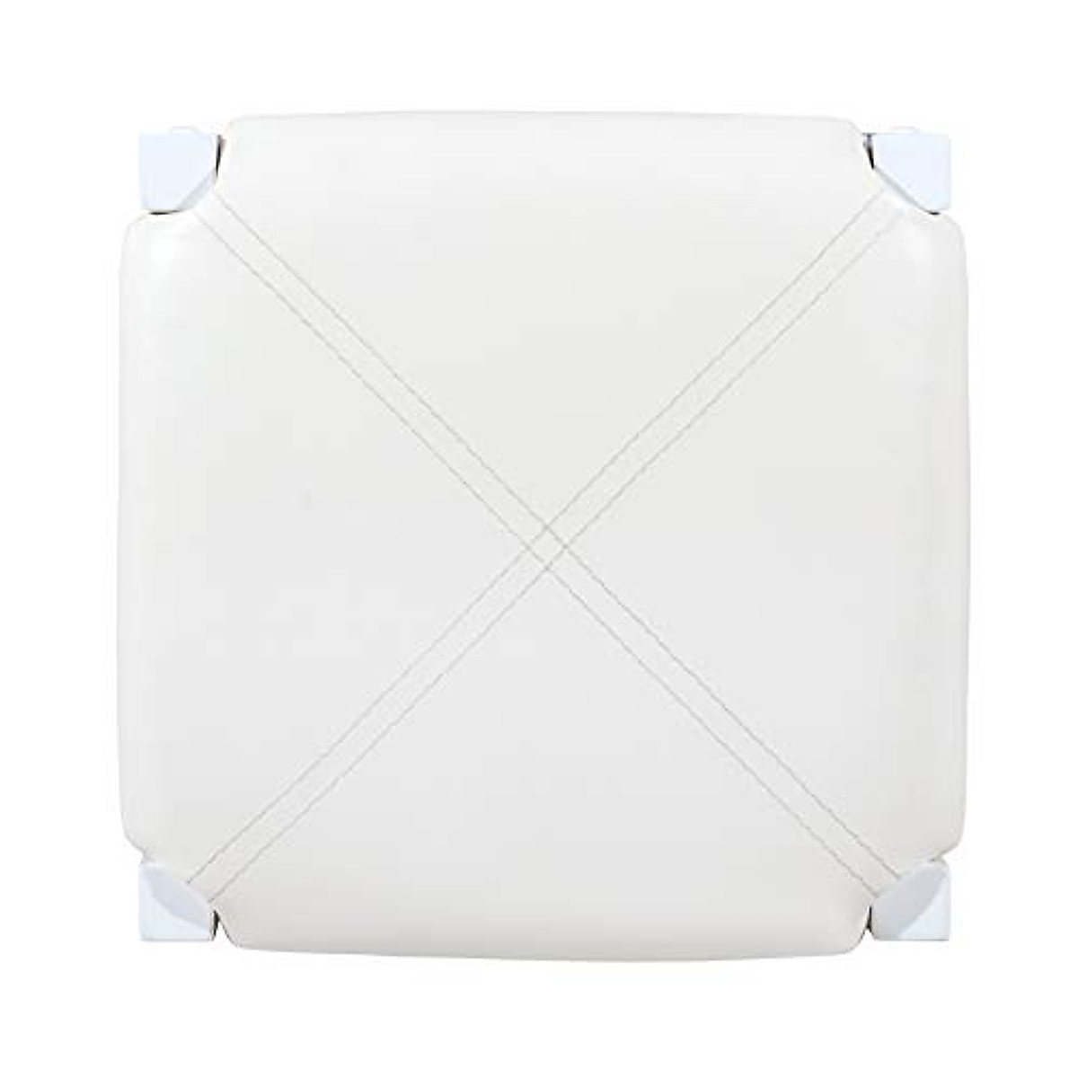 Linon White 3 Piece Faux Marble Tavern Set