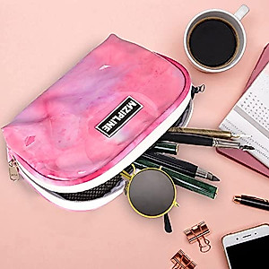 MZIPLINE Small Bag - Smell Proof - Water Resistant Mini Vanity Case Pouch with Carbon Filter System for Girl Women Travel Storage