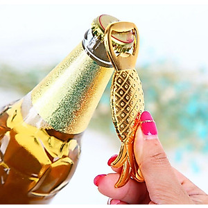 Pineapple Bottle Opener-LASLU Bottle Opener Pineapple Shape Alloy Tool Wedding Party Birthday Baby Shower Favor Gift Souvenirs