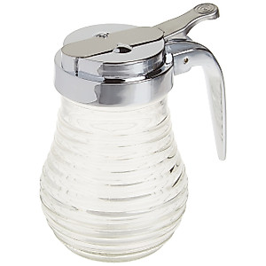 American Metalcraft 6 oz Beehive Syrup Dispenser Black