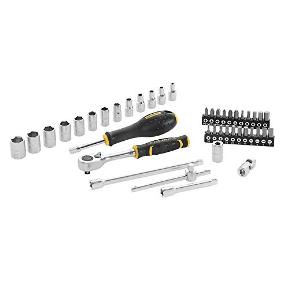 Stanley Fatmax FMMT82683-1 Ratchet and Socket Set, Multi-Colour