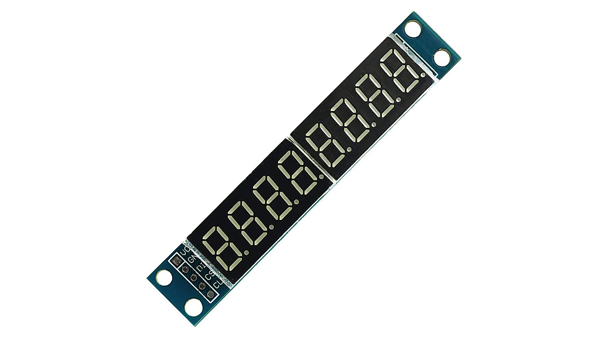 DEVMO 8-Digit 7 Segment Module MAX7219 for Arduino and More