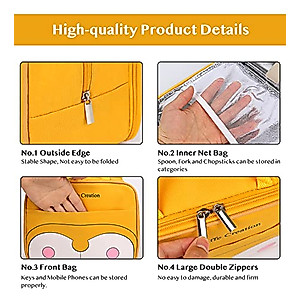 Insulated Lunch Box Bag for Kids, Reusable Durable Lightweight Lunch Bag for Girls Boys, Keep Food Cold/Warm, Corgi Dog