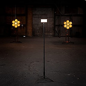 Lume Cube Adjustable 5ft Light Stand Tripod | Height 2ft to 5ft | Stand for Lights, Webcams, Cameras, Adjustable Height, 360º Rotating Mount, Aluminum Lightweight, for Content & Video