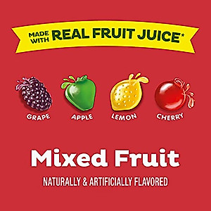 Black Forest Juicy Burst Fruit Snacks, School Snacks, Mixed Fruit, 0.8 Ounce Pouches (40 Count)