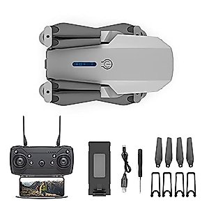 Remote Control Drones with Camera for Adults 4K & 1080P, Flying Toys with 3-level Flight Speed 4 Channel Fpv Mini Drones with Camera Rc Plane Helicopters Cool Stuff Gifts for Men (White)