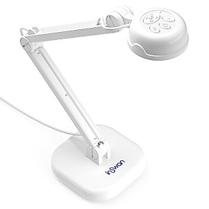 INSWAN INS-1 USB Document Camera — 8MP Ultra HD, Auto Focus, LED Light, Built-in Microphone, Mac OS, Windows, Chromebook Compatible for Distance Learning, Remote Teaching, Web Conferencing, Live Demo