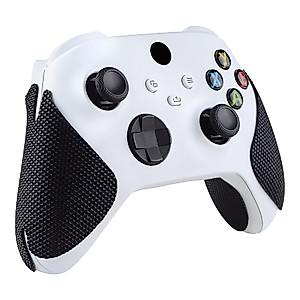 eXtremeRate PlayVital Anti-Skid Sweat-Absorbent Controller Grip for Xbox Series X/S Controller, Professional Textured Soft Rubber Pads Handle Grips for Xbox Series X/S Controller - Diamond Grain