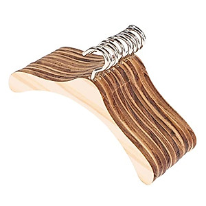 BESPORTBLE Children Hangers Kids Armoire Hanging Racks for Clothes Heavy Duty Short Hangers for Closet Wooden Hangers Dress Hangers Doll Wooden Clothes Hanger 1/3 Bjd Dolls Hanger Baby 10pcs