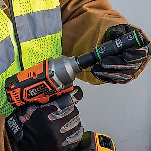 Klein Tools 66077 Impact Driver Flip Socket, 7/16- and 3/8-Inch Sizes, Use with Klein Tools Compact Impact Wrenches BAT20CW, BAT20CW1