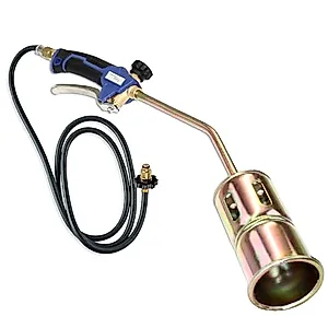 Flame King Propane Torch Kit Heavy Duty Weed Burner Powerful 320,000 BTU with 6-ft Hose Regulator Assembly