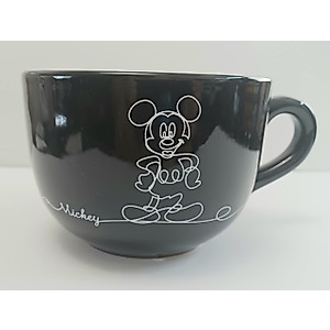 Disney Mickey Linear Black Soup Mug