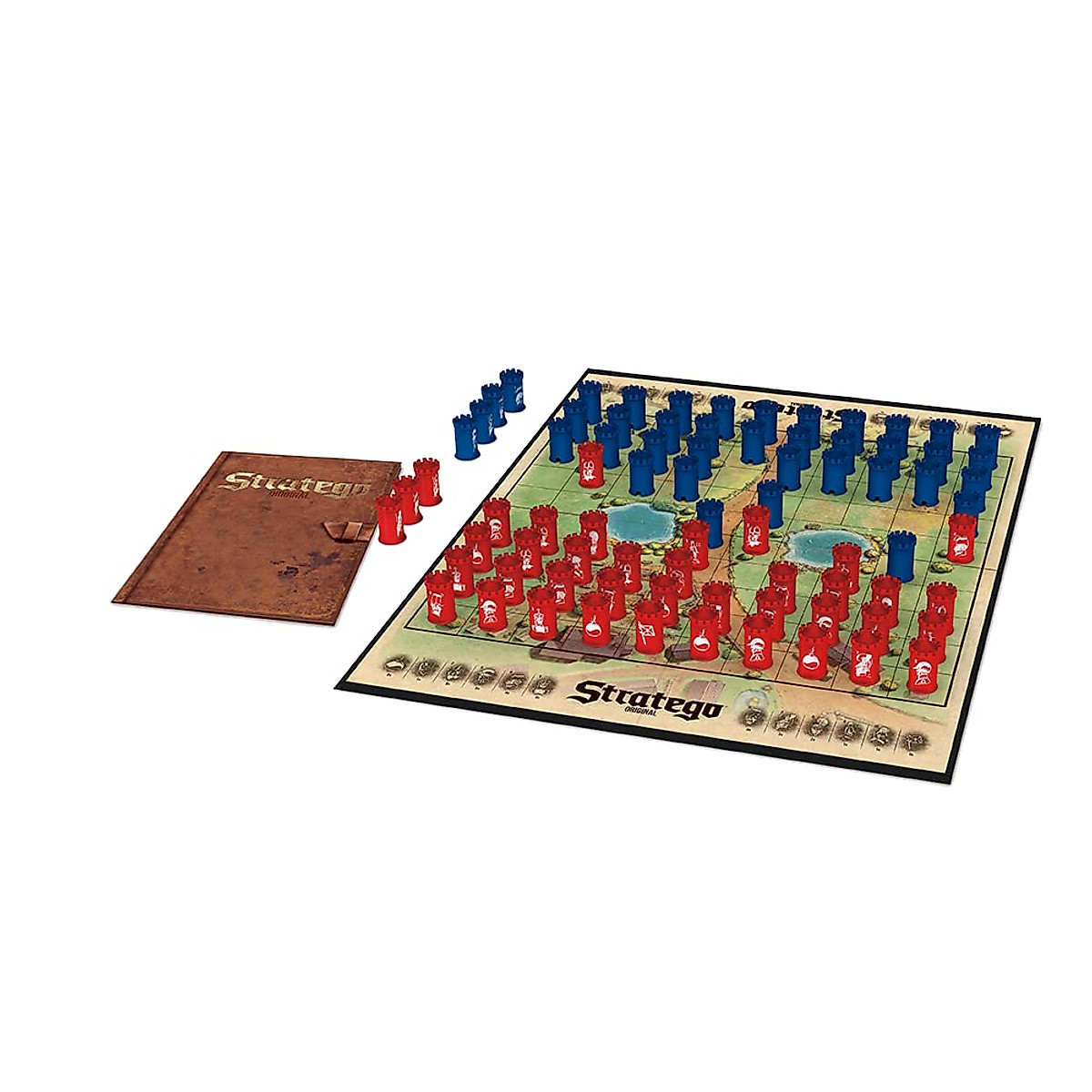PlayMonster Stratego Original New Ed -- New Look, Same Classic Strategy Game -- Capture Your Opponent's Flag to Win! -- Ages 8+