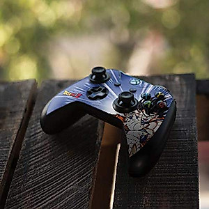 Skinit Decal Gaming Skin compatible with Xbox One S Controller - Officially Licensed Dragon Ball Z Dragon Ball Z Goku Blast Design