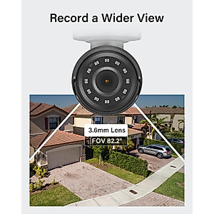 ANNKE 4 Pack 1080P HD TVI Home Security Camera Outdoor Indoor, 1920TVL, IP66 Waterproof, Night/Day Vision, Surveillance CCTV Bullet Camera