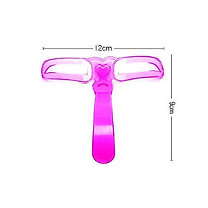 Eyebrow Stamp Stencil Kit, 8 Styles Eyebrow Stencils with Handle and Strap,Reusable and Washable,for Beginners and Professionals with 1 Eyebrow Pencil