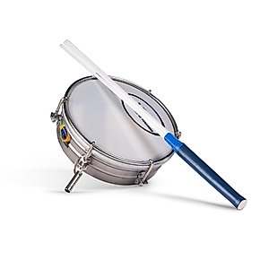 6" Chrome Drum Sticks Beater Tamborim Samba Brasil Music Instrument