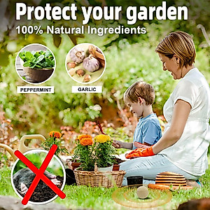Mole Repellent for Lawns, Gopher Repellent, Mole & Vole Repellent, Mole Deterrent for Yard/Garden, Vole Repellent Outdoor,Mole and Gopher Repellent, Get Rid of Mole, Groundhog Repellent-12P