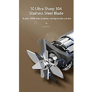 Portable Blender for Protein Shakes, 21oz, USB-C Rechargeable Blender with 10 Blades, Blender for Shakes and Smoothies, Leakproof and Reusable, Suitable for Travel, Home, Office, Gym