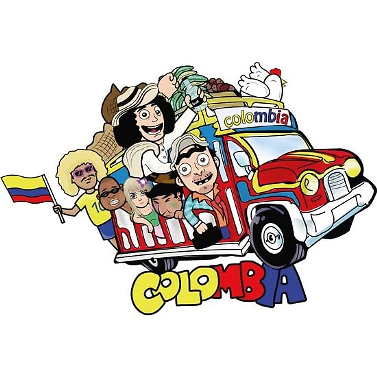 CafePress Colombian Chiva Mug Ceramic Coffee Mug, Tea Cup 11 oz