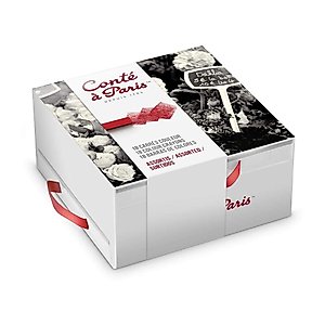 Lefranc Bourgeois Conté à Paris, Set of 18, Drawer Box, Assorted Colours Carré Crayons, 18 Count (Pack of 1)