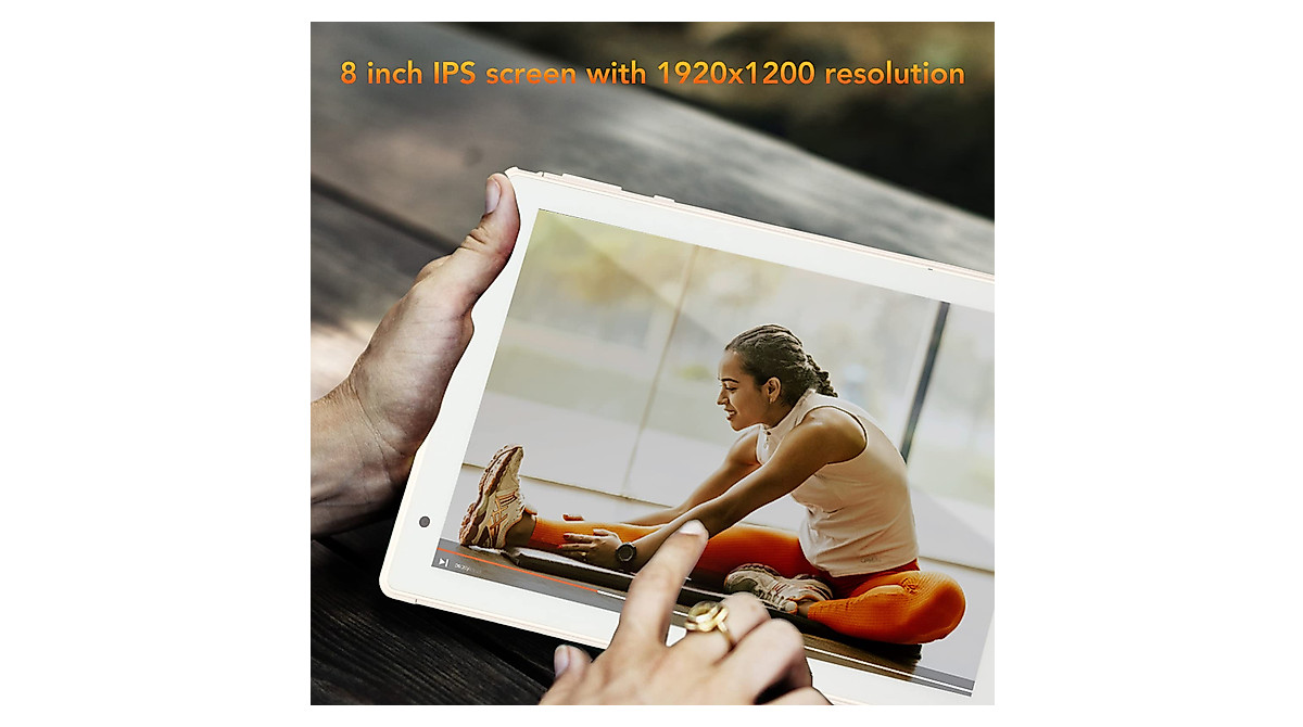 8 Inch Tablet, Type C Tablet PC 64GB, IPS 1920x1200 Octa Core CPU, 4GB ...