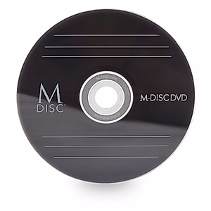 15 Pack Millenniata M-Disc DVD 4.7GB 4X HD 1000 Year Permanent Data Archival/Backup Blank Media Recordable Disc