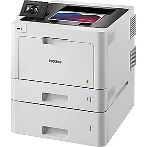 Brother HL-L8360CDWT Business Color Wireless Laser Printer Single-Function - Print Only - 2.7" Touchscreen LCD, 33 ppm, 600 x 2400 dpi, Auto Duplex Printing, 1GB Memory, Dual Trays, NFC, Ethernet