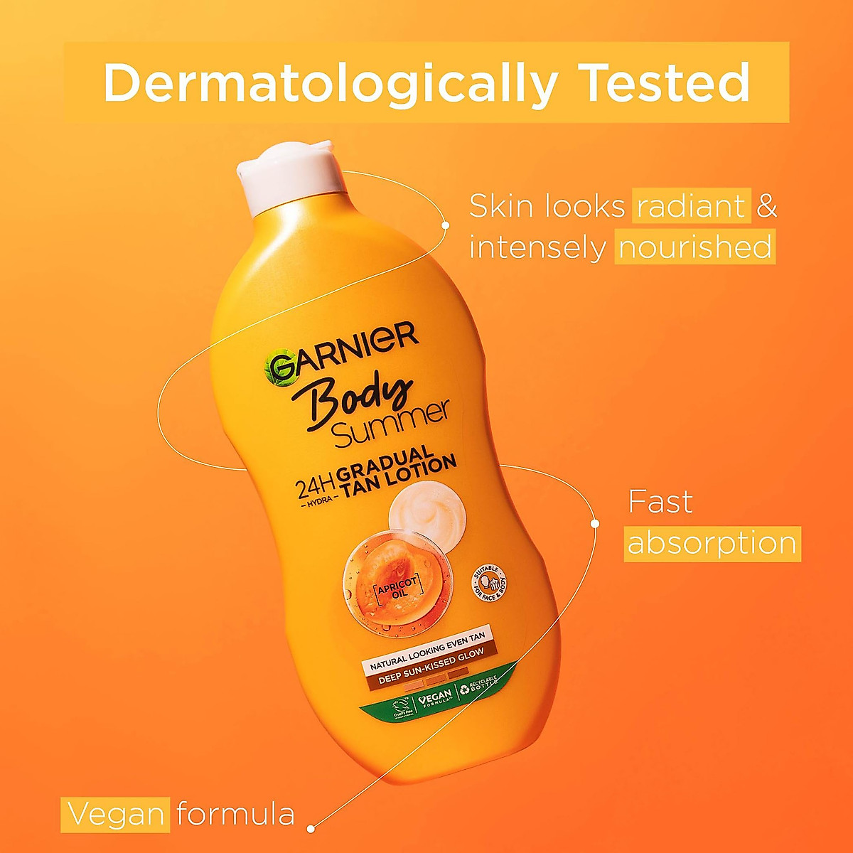 Summer Body by Garnier Moisturising Lotion Deep 400ml