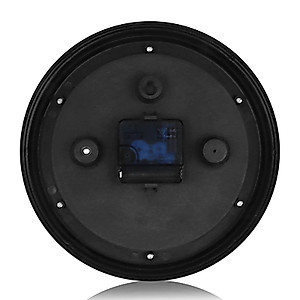 8.6 Inch Wall Clock, Decorative Classic Digital Clock for Home, Office, Classroom, School, Balcony, Garden - Silver