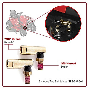 MTD (OEM-723-0448) Ball Joints-for Lawn and Garden Tractors (1997 and After) Fits Various Troy-Bilt, Yard Machines, and Other Top Models