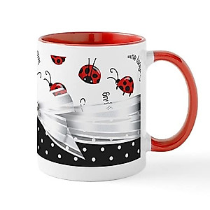 CafePress Little Ladybugs Mug Ceramic Coffee Mug, Tea Cup 11 oz