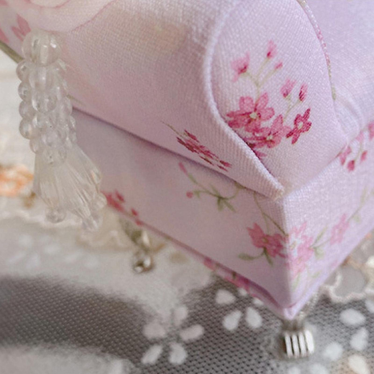 TOOYFUL Mini Couch Jewelry Box 1:12 Scale Furniture Stylish Jewelry Chest Living Room Decor Birthday Gifts Sofa Jewelry Box for Necklace Brooch, Style D