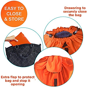 KangoKids Infant Car Seat Travel Bag for Airplane- Durable, Waterproof, XLarge Infant Carseat Travel Bag for Airplane- Car Seat Bag to Keep your Car Seats, Infant Carriers & Booster Safe & Secure