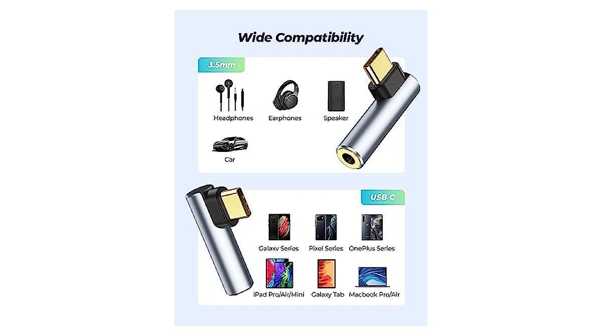 USB C to 3.5mm Audio Adapter - HiFi & Versatile