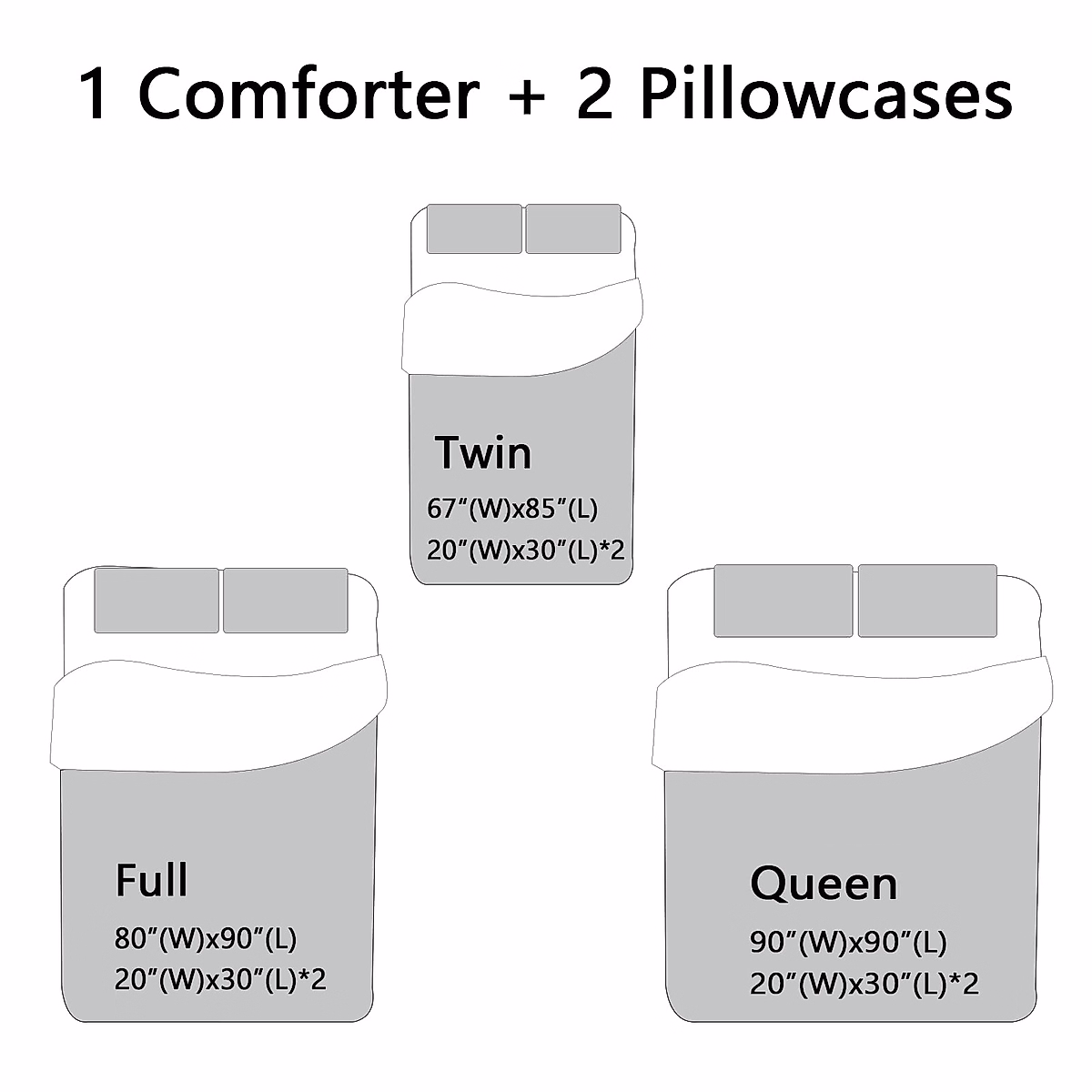 CVHOUSE Butterfly Bedding Set,Butterfly Comforter Full,Butterfly Comforter Set for Girls Kids Teens,Butterflies Quilt Set with 1 Comforter and 2 Pillow Cases- 3 Piece