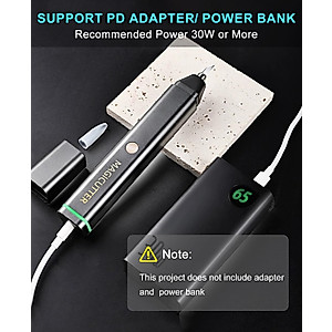 Generic Portable Ultrasonic Cutter 30W 40KHZ for Leather 3D Printing Plastic DIY Cutting, with 40pcs Replacement Knife and Fixtures, Black