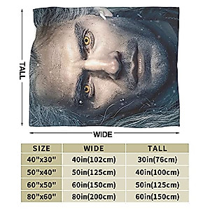 Henry Cavill Blanket Ultra-Soft Micro Fleece Lightweight Warm Throw Blanket Suitable for Bedrooms Sofa and Travel Air Conditioning