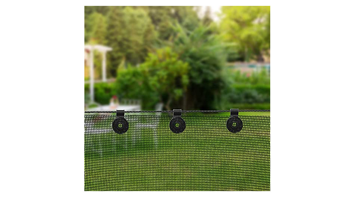 40 Pack Black Shade Cloth Clips for Garden & Sun Nets | Durable & Easy