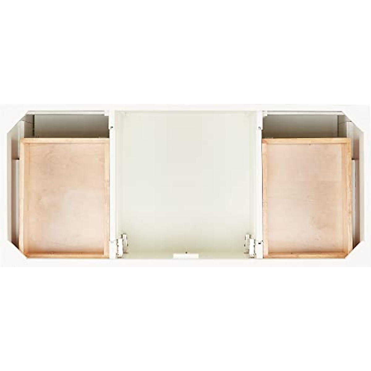 Signature Hardware 953346-48-RUMB-8 Burfield 49" Free Standing Single Vanity Set with Cabinet, Vanity Top, and Rectangular Undermount Vitreous China Sink - 8" Faucet Holes