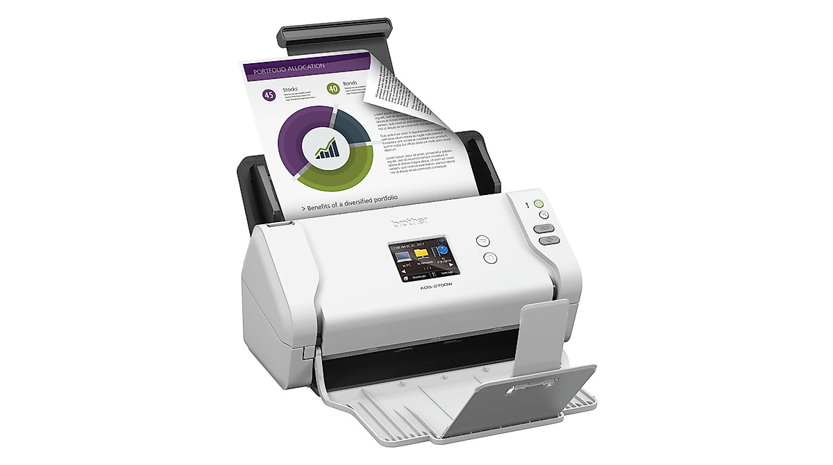 Brother ADS-2700W Wireless Desktop Scanner with Touchscreen