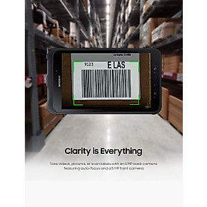 Samsung Galaxy Tab Active2 Water-Resistant 8” Rugged Tablet | 32GB & WiFi | with HD Camera and Biometric Security (SM-T390NZKEXAR), Black (Renewed)