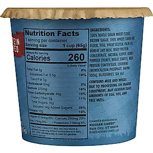 Kodiak Cakes Minute Muffins, Mountain Blueberry, 2.29 Ounce (Packaging May Vary)