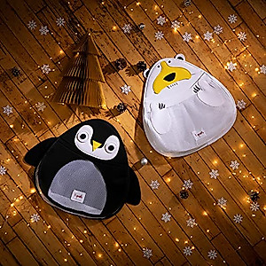 3 Sprouts Bath Storage Caddy - Organizer for Shower, Baby and Toys, Penguin