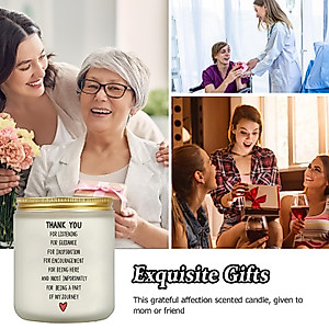 Thank You Gifts for Women, Men, Mom, Teacher, Nurse, Boss Coworkers, Hostess Gifts for Women, Teacher Appreciation Gifts, Boss Appreciation Gifts, 7 oz Soy Wax Candle (Lavender)