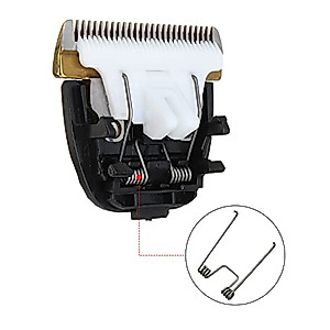 Vaticas 10PCS Hair Clipper Spring Fits for Babyliss FX870 Accessories Tension Clipper Spring Engraving Hair Cutting Machine Repair Part