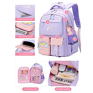 Travel Laptop Backpack Unicorn Waterproof Backpack School Laptop Bag Blue Medium