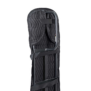 Mytee Products Padded Hand Truck Cover - Round Top, Moving Supplies, Black Moving Pad - Woven Cotton/Poly - 50" x 16"