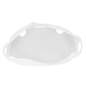 VR Glasses Silicone Protective Cover for Oculus Quest 2, Scratch Proof and Shock Resistance VR Headset Protective Shell Mask Accessories(White)